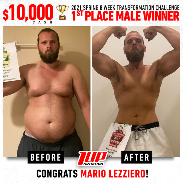Male Transformation - Mario Lezziero – 1 Up Nutrition