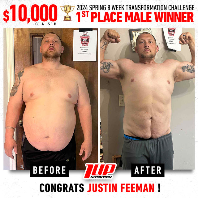 Male Transformation - Justin Feeman – 1 Up Nutrition