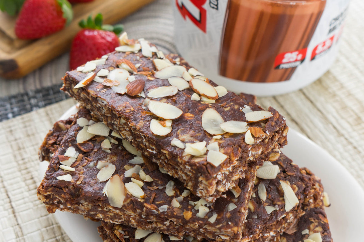 Almond chocolate protein bars – 1 Up Nutrition