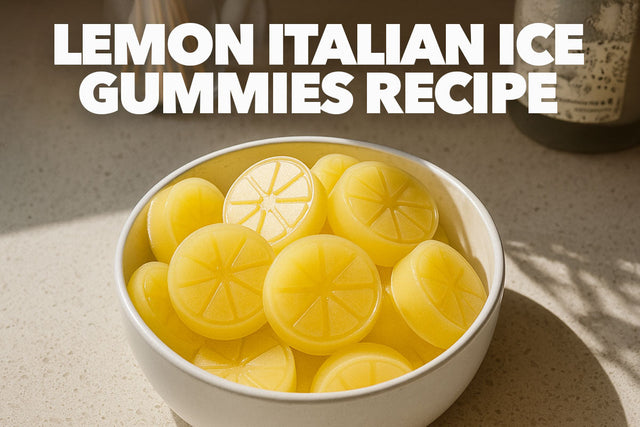 Lemon Italian Ice Protein Gummies Recipe