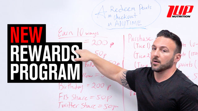 New Rewards Program – 1 Up Nutrition