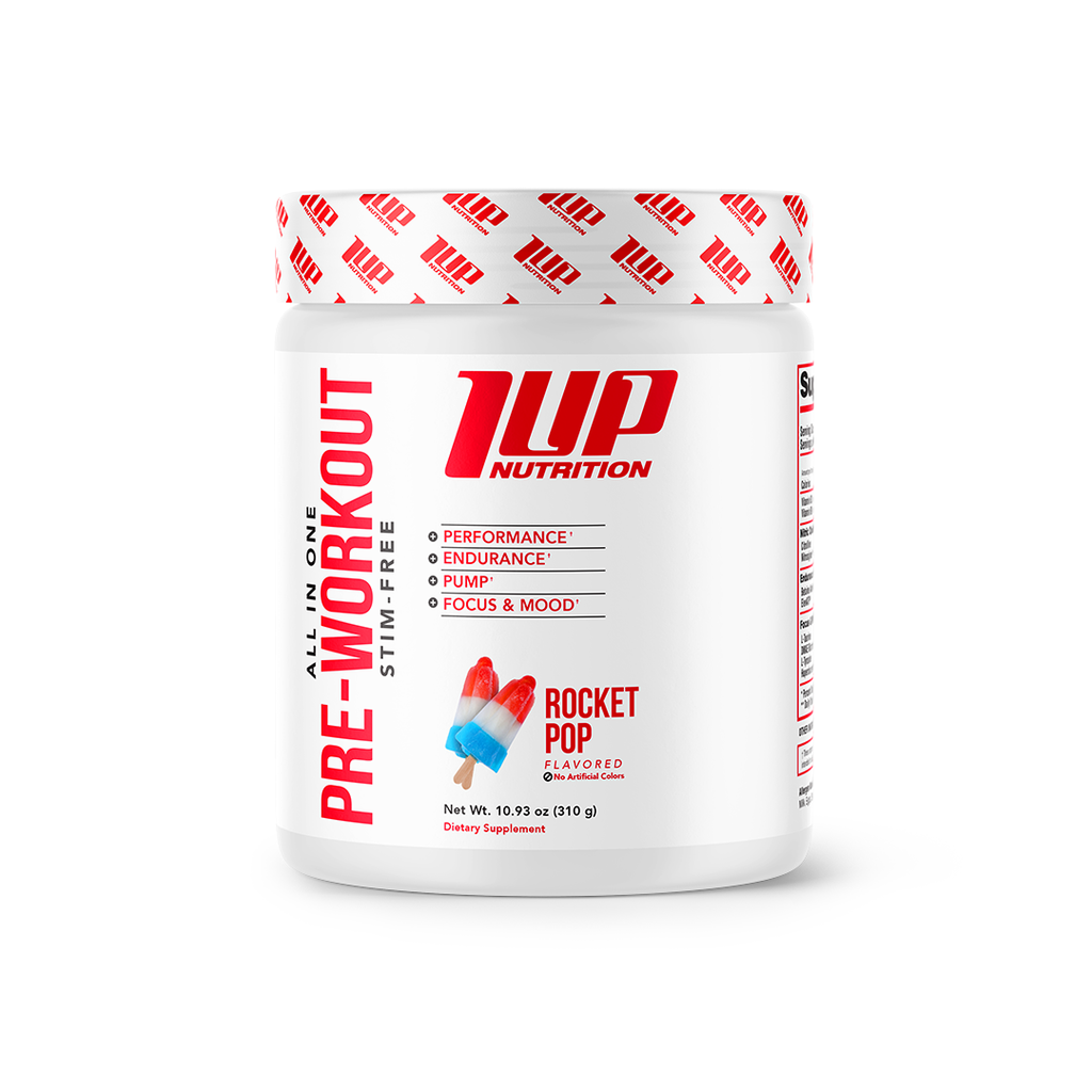Stim Free Pre Workout | Caffeine Free | 1UP Nutrition – 1 Up Nutrition